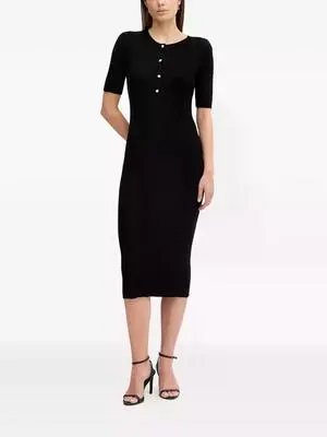 Dkny Button Rib Dress