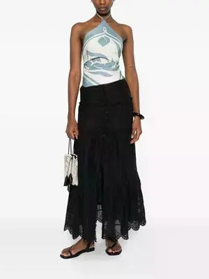 MARANT ETOILE Button Tiered Skirt