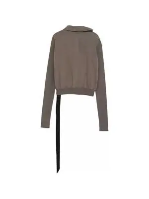 Rick Owens Micro Mountain Cotton Hoodie - Grey