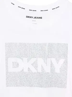 Dkny Rhinestone-detail T-shirt