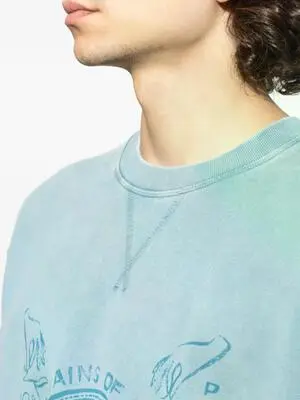 Maison Kitsuné Graphic Print Crewneck Sweatshirt