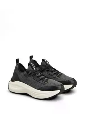TOD'S Panelled Sneakers - Grey