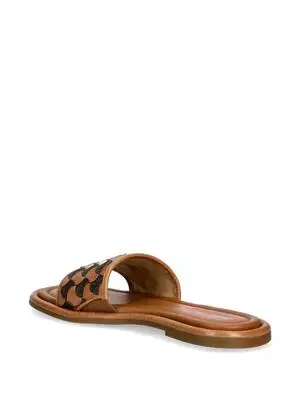 Michael Kors Dana Patterned Flat Sandals