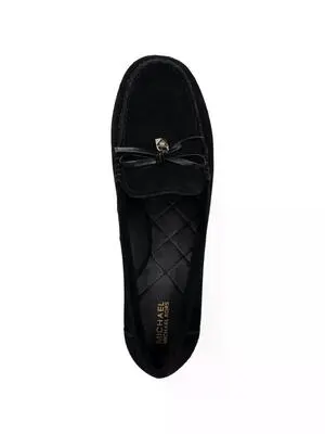 Michael Kors Juliette Bow-detail Loafers - Black
