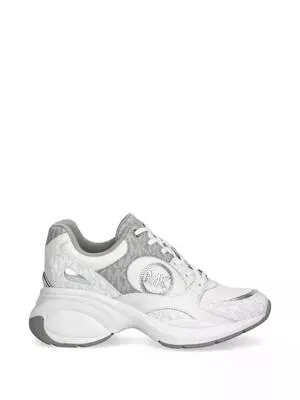 Michael Kors Zuma Logo-pattern Sneakers - White