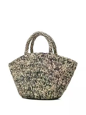 IBELIV Woven Handle Tote Bag - Neutrals