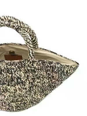 IBELIV Woven Handle Tote Bag - Neutrals