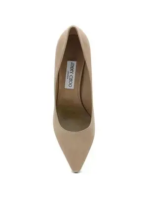 JIMMY CHOO Romy 85mm Suede Pumps - Neutrals