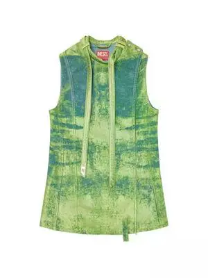 DIESEL Biker-straps Vest - Green