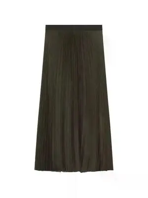 Marella Plissé Pleated Midi Skirt
