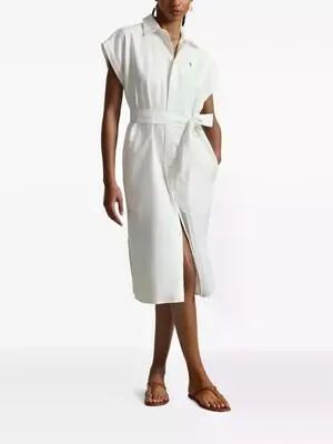 Polo Ralph Lauren Midi Belted Shirt Dress
