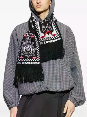 UMBRO Fringed Patterned Scarf