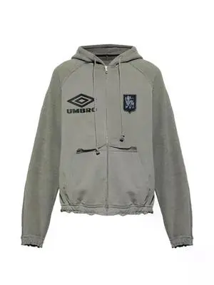 UMBRO Logo-embroidery Sweatshirt - Grey