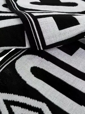 UMBRO Logo-print Fringed-hem Scarf