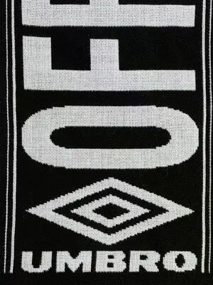 UMBRO Logo-print Fringed-hem Scarf