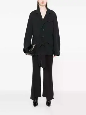 SETCHU Belted Jacket - Blue