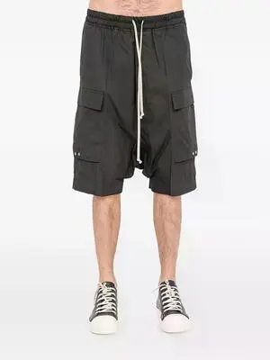 Rick Owens Drawstring-fastening Cargo Shorts - Black
