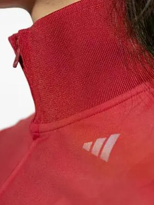 Adidas X Entire Studios Logo Detail Zip Jacket - Red