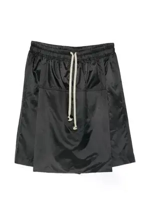 MONCLER + RICK OWENS Kilt Shorts - Black