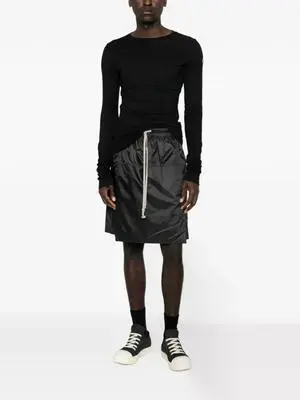 MONCLER + RICK OWENS Kilt Shorts - Black
