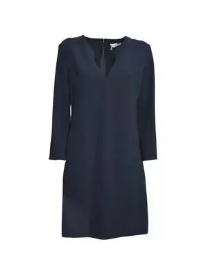 Aspesi V-neck Mini Dress - Blue