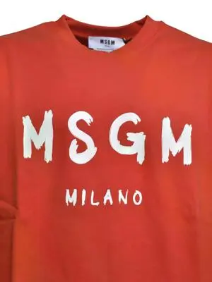 MSGM Crew-neck Sweatshirt - Red