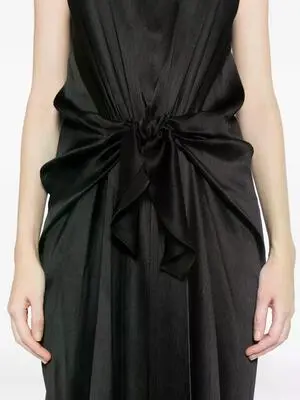 JW Anderson Knot Maxi Dress - Black