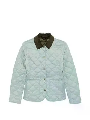 Barbour Quilted Corduroy-collar Jacket - Blue