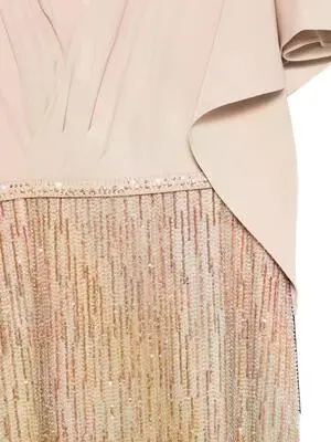 THE COUTURE CLUB Sequinned Scarf Maxi Dress