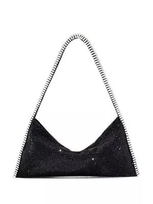 Benedetta Bruzziches La Grande Crystal-embellished Shoulder Bag - Black