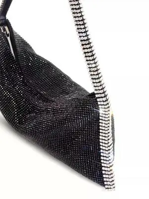 Benedetta Bruzziches La Grande Crystal-embellished Shoulder Bag - Black