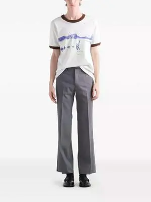 Prada Printed Cotton T-shirt