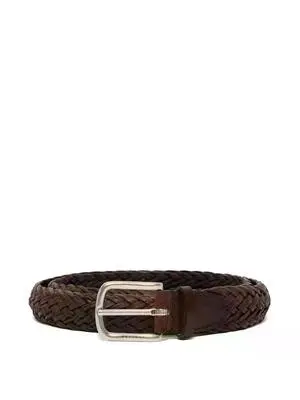 ORTIGNI Braided Belt - Brown