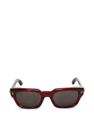 Chrome Hearts Square-frame Sunglasses - Red