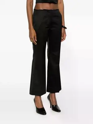 TOTEME Kick Flare Trousers - Black
