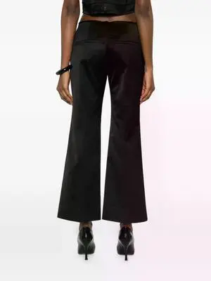 TOTEME Kick Flare Trousers - Black