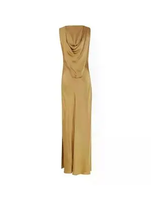 Antonelli Firenze Cowl Neck Maxi Dress - Neutrals