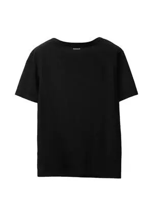 Versace Embroidered Cotton-jersey T-shirt