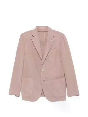 LUIGI BIANCHI Buttoned Blazer - Pink