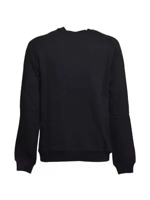 MSGM Logo Crew-neck Sweatshirt - Black