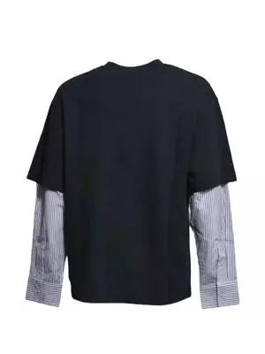 JIL SANDER Striped Layered T-shirt
