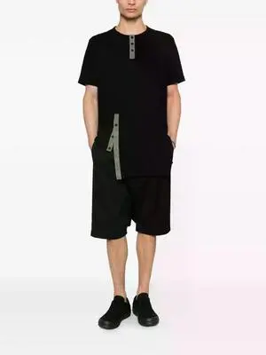 Yohji Yamamoto Button Asymmetric T-shirt