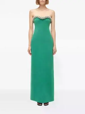Simkhai Riona Bustier Gown - Green