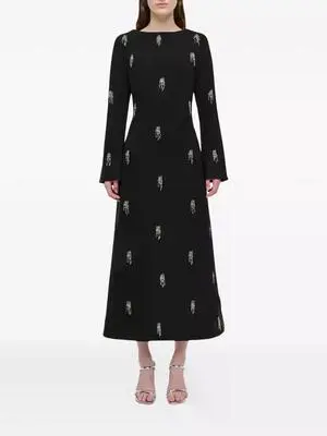 Simkhai Coretta Long-sleeve Midi Dress