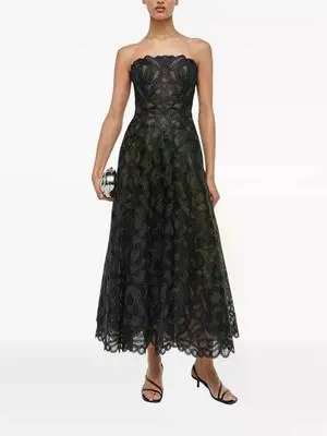 Simkhai Elvina Bustier Midi Dress
