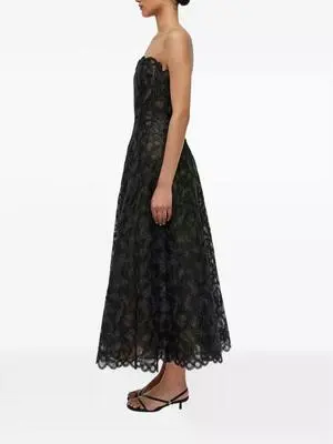 Simkhai Elvina Bustier Midi Dress