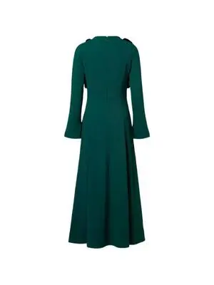 Simkhai Claribel Shoulder-tie V-neck Dress
