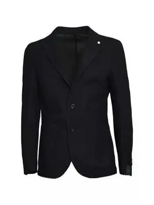 BRANDO Button Pin Blazer - Black