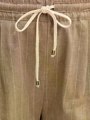 LA PETITE FRANÇAISE Striped Drawstring Shorts