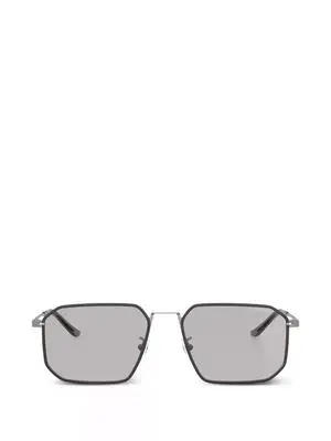 Emporio Armani Geometric-frame Sunglasses - Grey